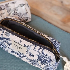Joséphine Blue Pencil Case - Etsy UK