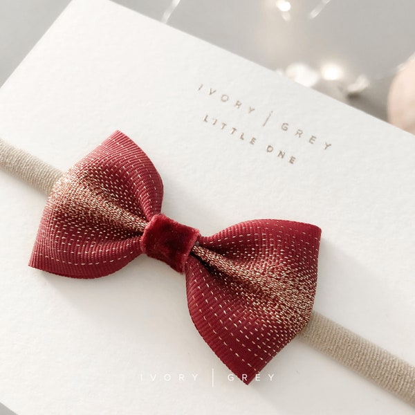 Red Baby Bow Tie - Etsy