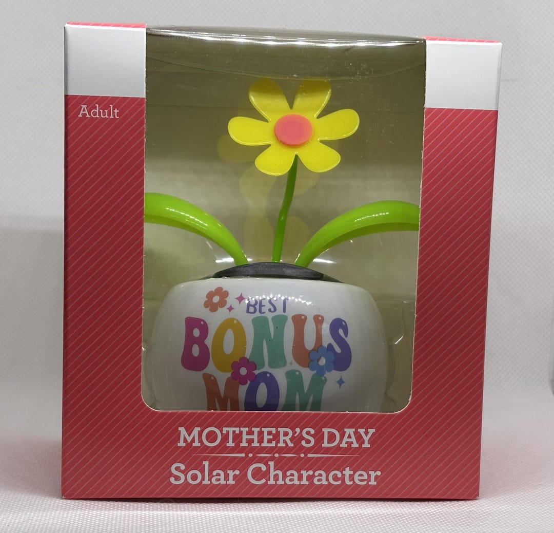 Solar Bobble Heads - Mother's Day "bonus Mom" Flower - Etsy