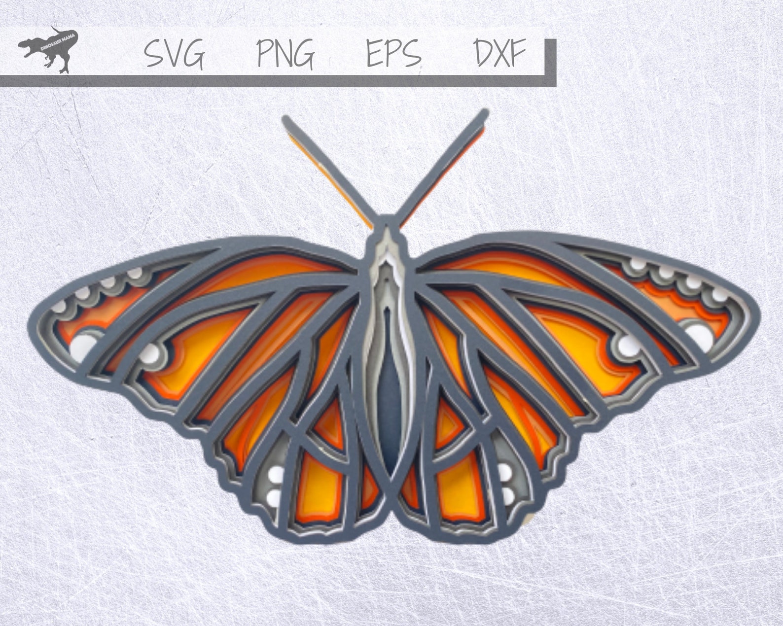 Monarch Butterfly SVG File for Cricut and Silhouette Layered - Etsy