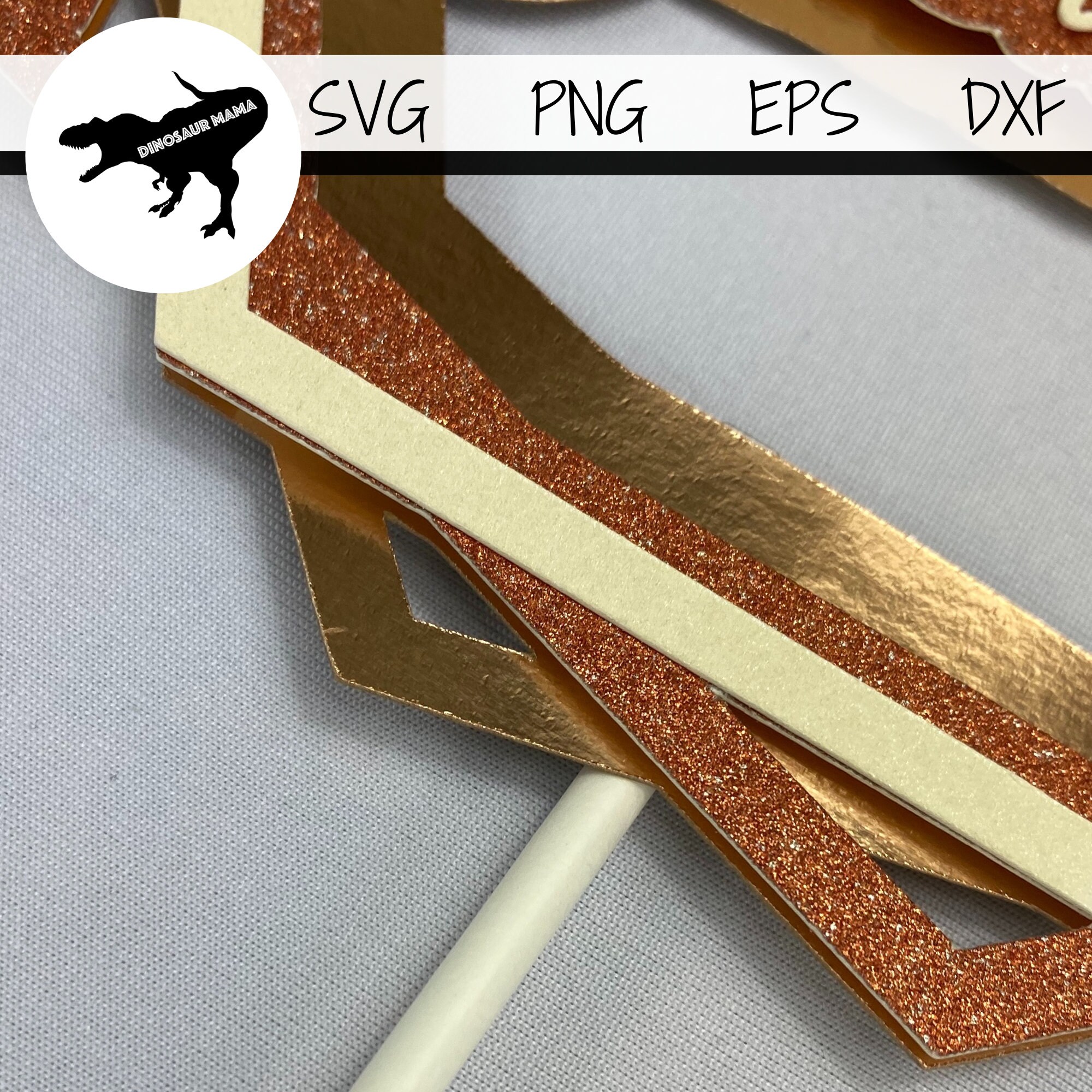 Congratulations Cake Topper 3D Mandala SVG File Cricut and | Etsy