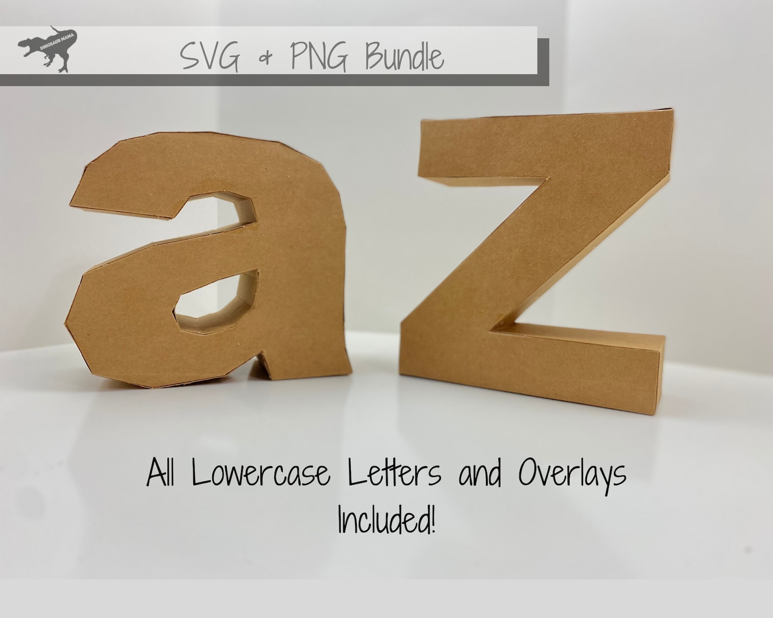 Lowercase 3D Letters SVG File Bundle for Cricut and - Etsy