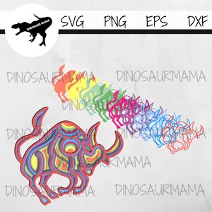 Taurus Shadow Box SVG File for Cricut & Silhouette 3D | Etsy