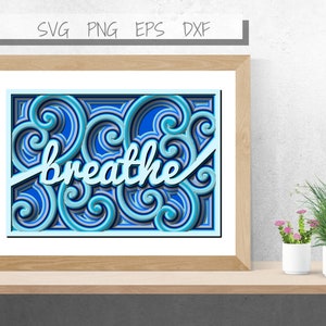 Layered Breathe 3D Mandala SVG File Cricut and Silhouette | Paper ...