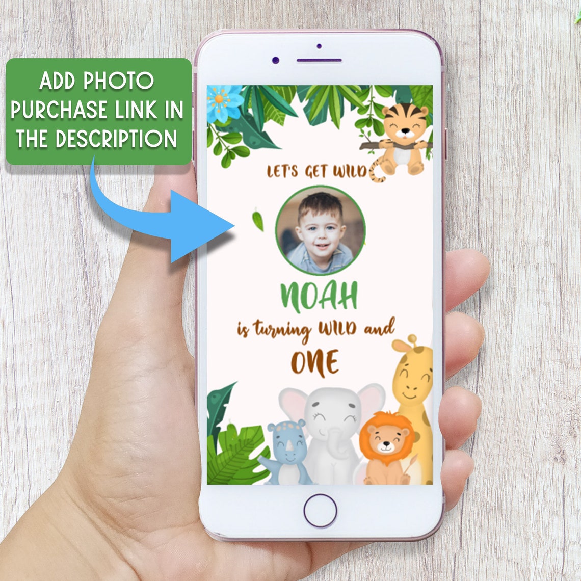 Safari Video Invitation Safari Animated Invitation Jungle - Etsy