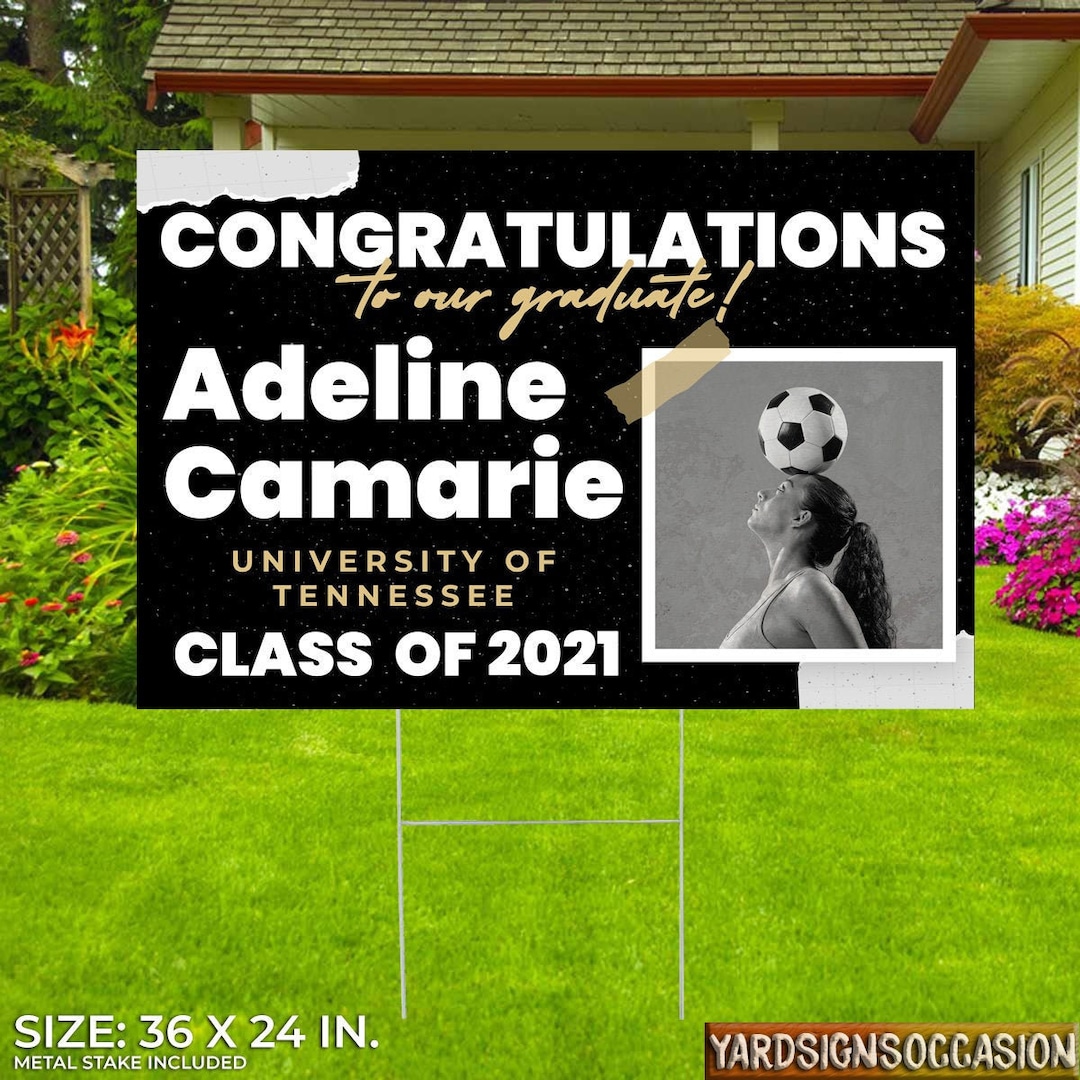 Graduation 2022 Yard Sign Personalize Senior Graduation Yard - Etsy UK