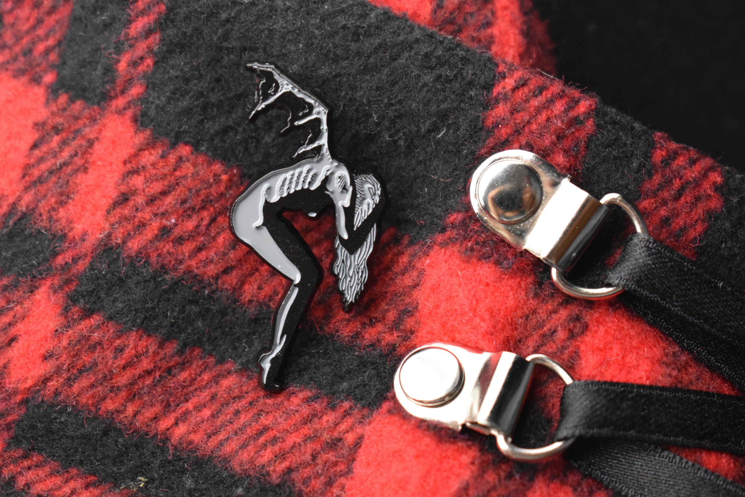 Fallen Angel Pin Soft Enamel Halloween Dark Demon - Etsy