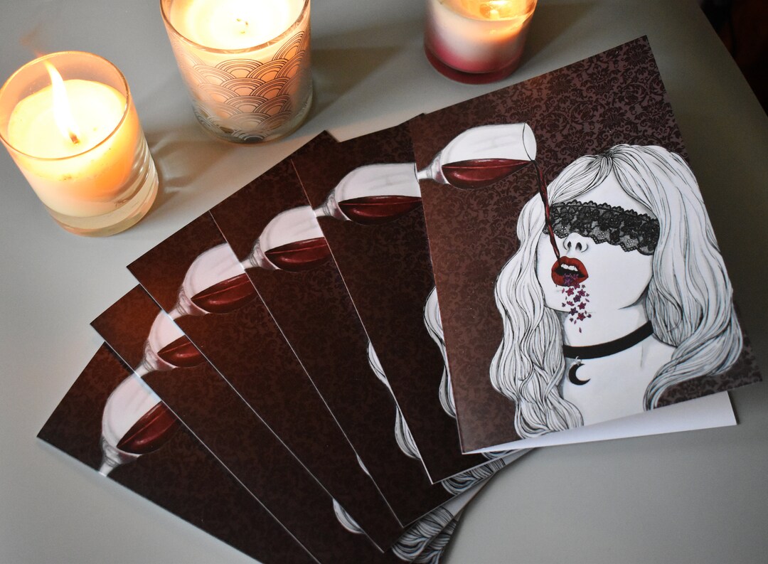 Love Gothic Card | Gift for Her | Gift for Him | Halloween | Romance ...