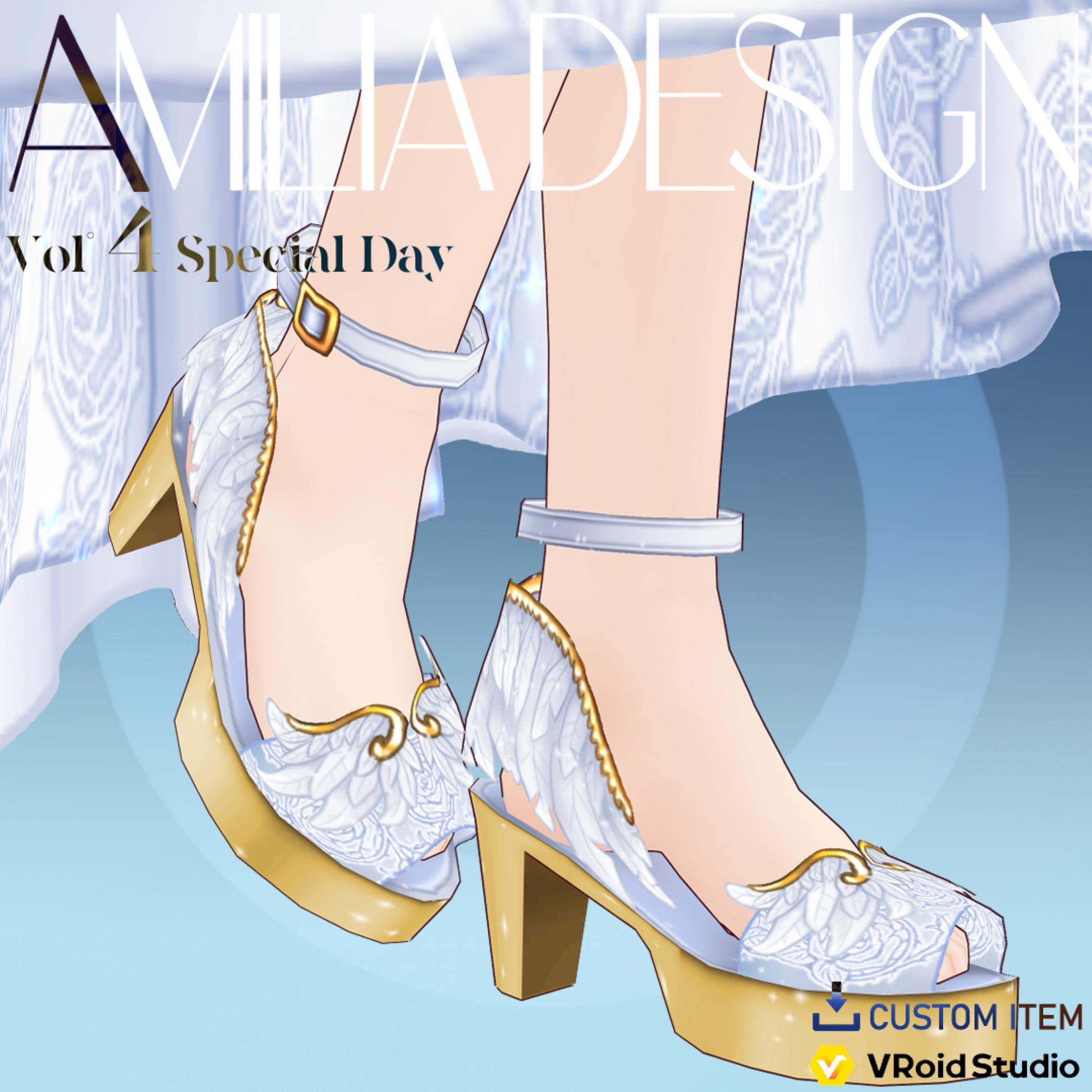 Vroid Outfit Set of WHITE SWAN Dress [vroid Stable Ver.] Custom Items ...