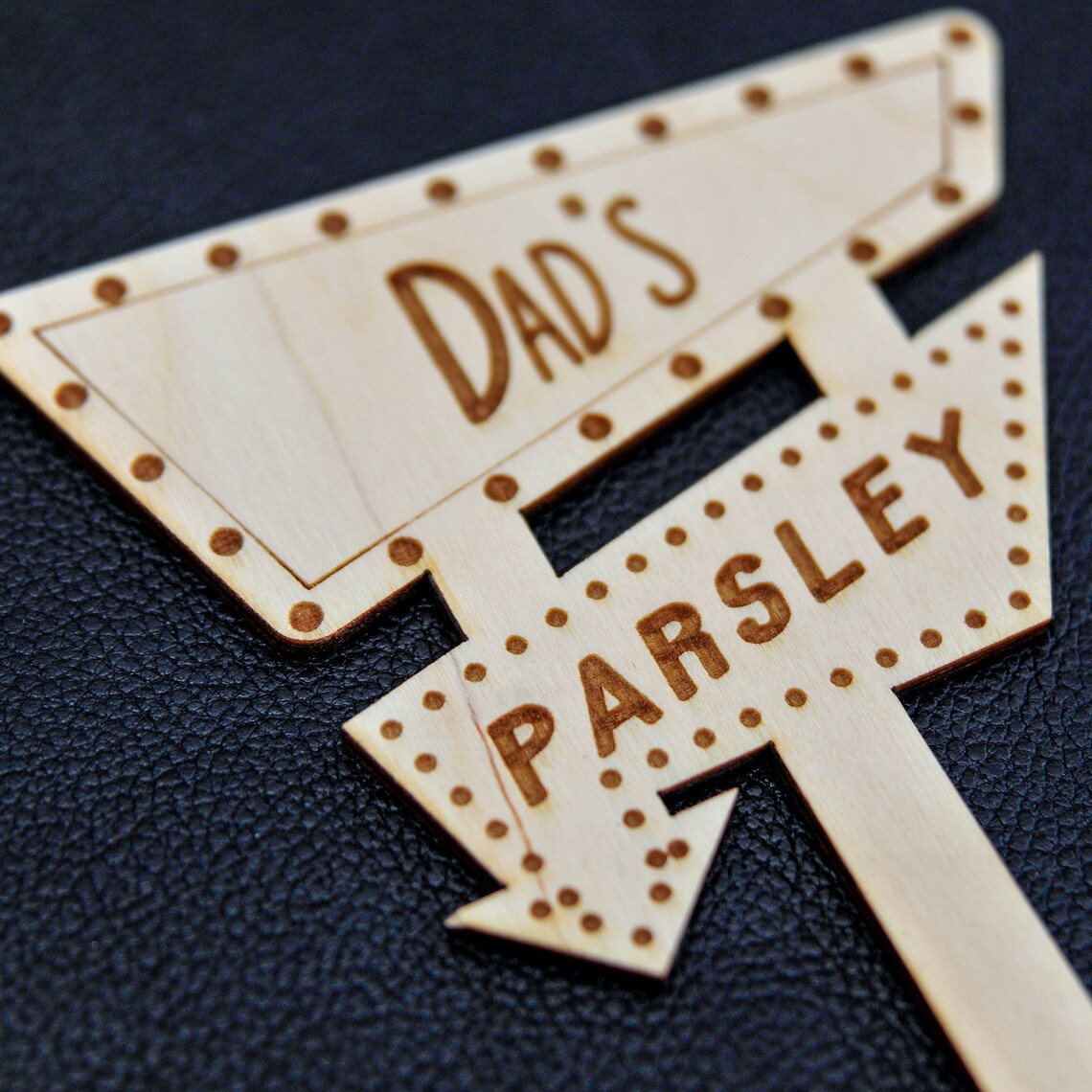 Wooden Plant Sign Retro Sign Garden Sign Herb Garden Marker - Etsy