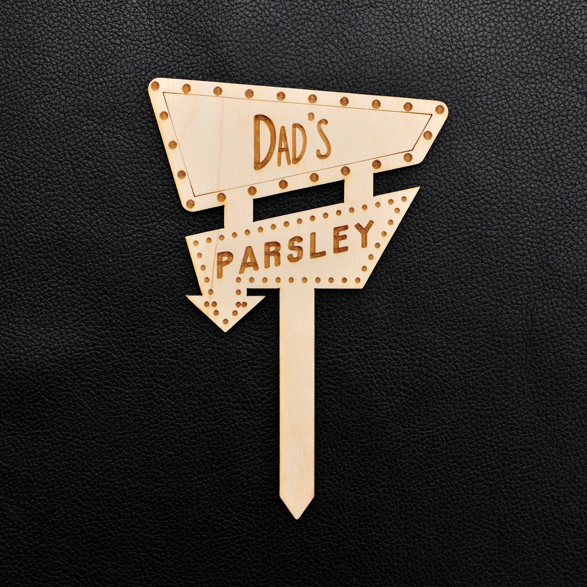 Wooden Plant Sign Retro Sign Garden Sign Herb Garden Marker - Etsy