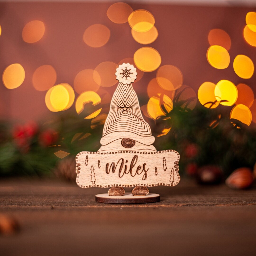 Christmas Place Names, Personalised Christmas Gnome Place Name ...