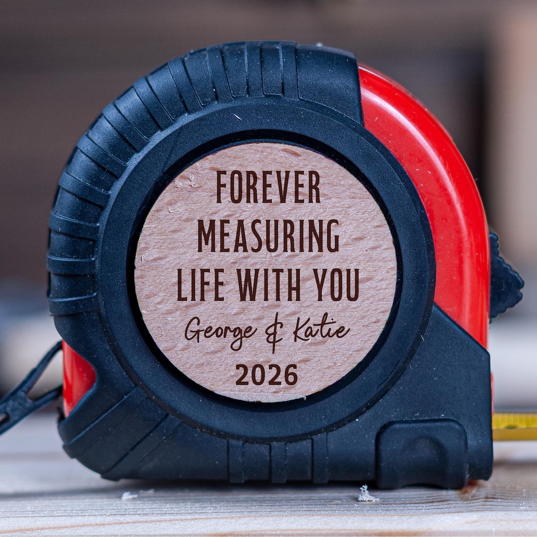 Valentine’s Day Personalised Tape Measure – Romantic Practical Gift for ...