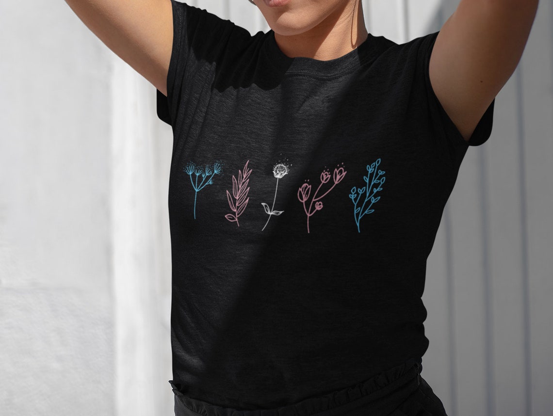 LGBT Wildflowers Png, Floral Pride Flag Designs, Instant Digital ...