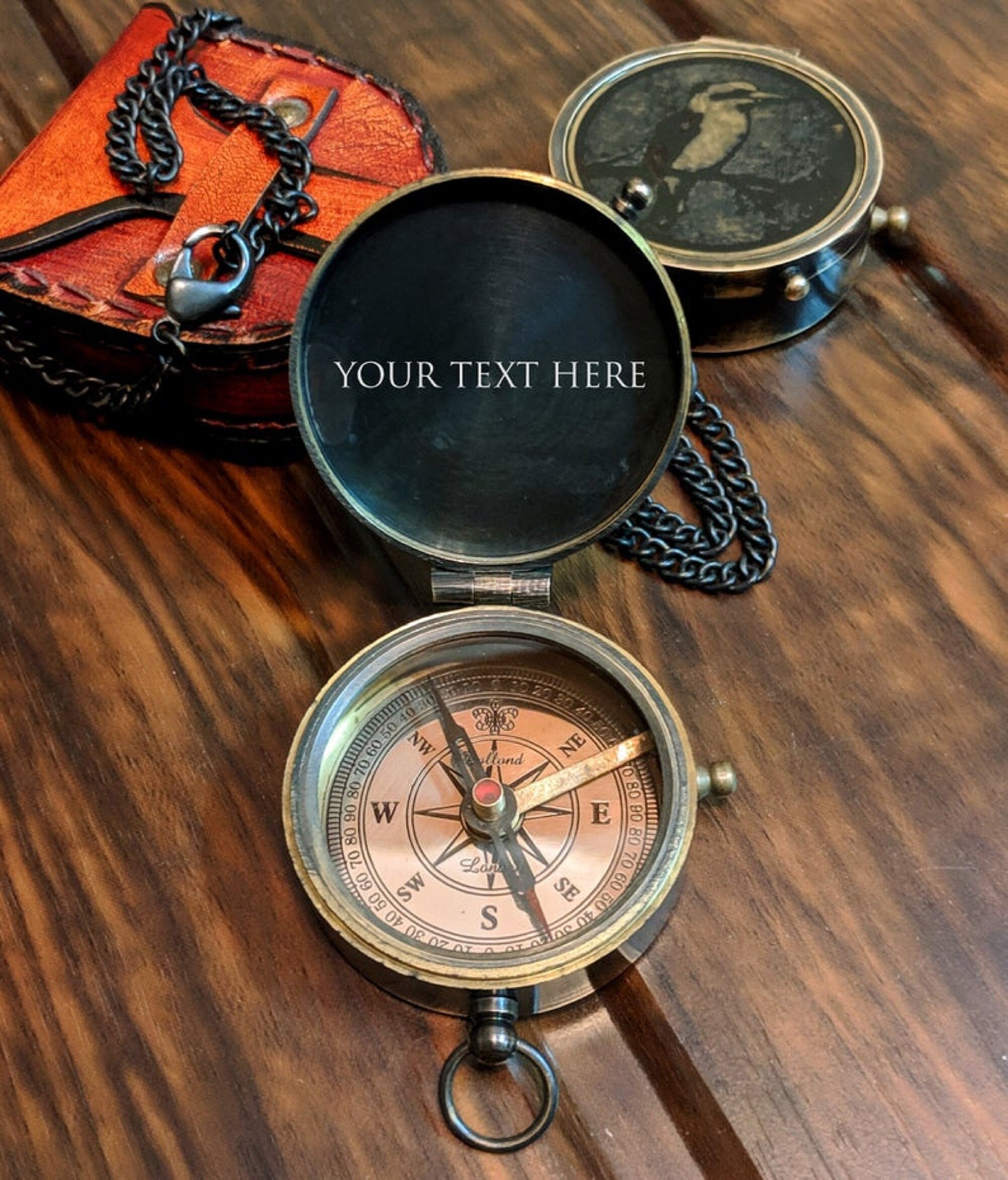 Personalized Compass Engraved Compass Anniversary Gift | Etsy