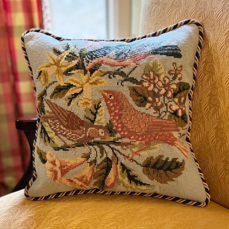 Needlepoint Pillows - Etsy