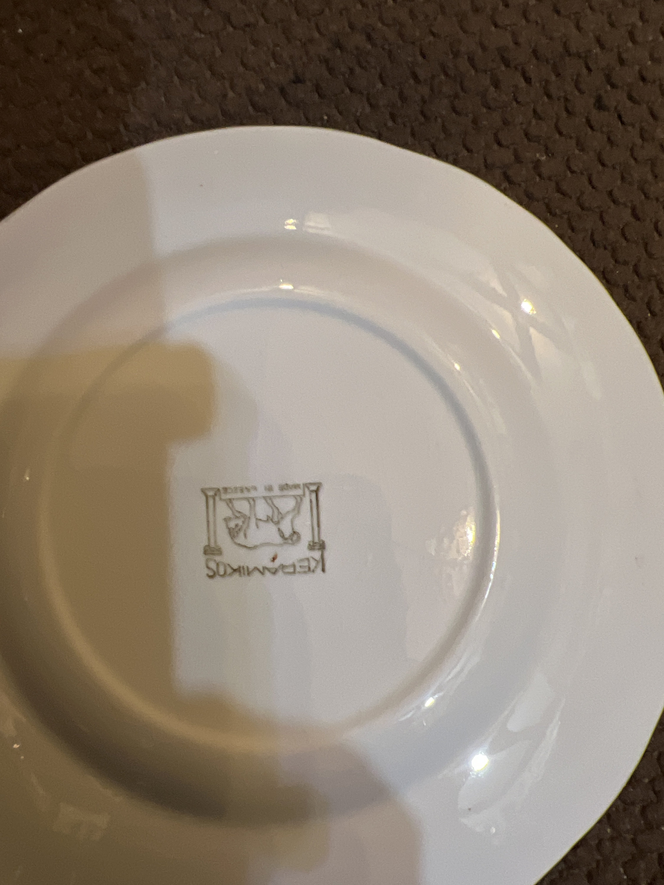 Vintage Greece Plate Hand Painted - Etsy