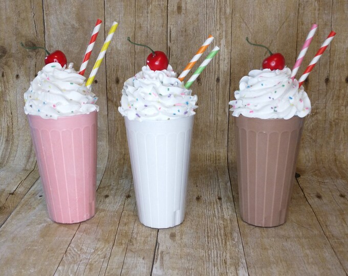 Fake Milkshake/ 50's Milkshake/ Fake Chocolate Milkshake/ Fake ...