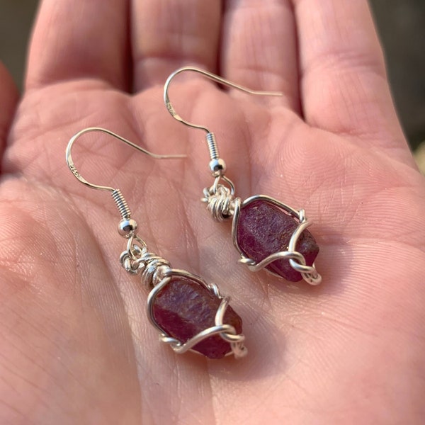 Raw Ruby Ring - Etsy