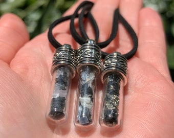 Glass Vial Pendant - Etsy