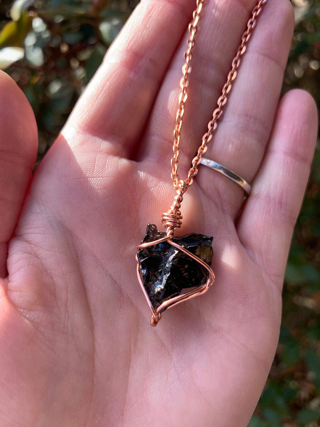 Elite Shungite Crystal Necklace, Small Shungite Stone, High Quality ...