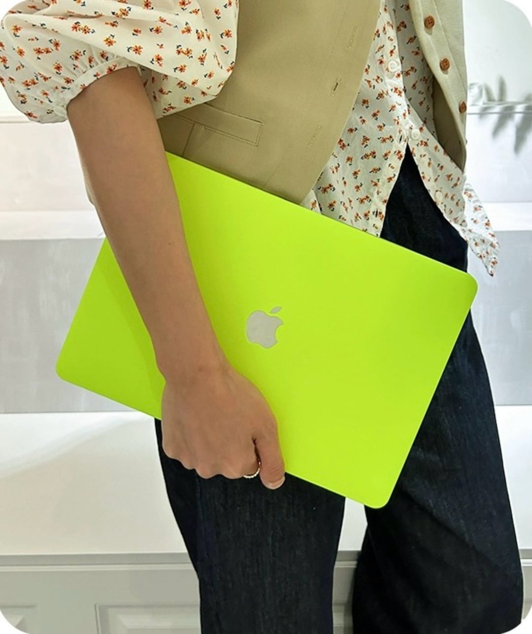 Bright Neon Green MacBook Pro Air 13 M1 M2 M3 13.5 14 15 16 Inch Case ...