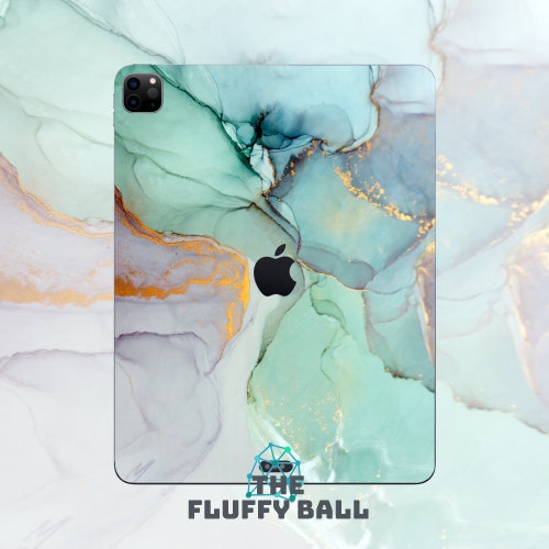 New Ipad Pro 12.9 Back Sticker Gold Marble Mini Decal Cover - Etsy