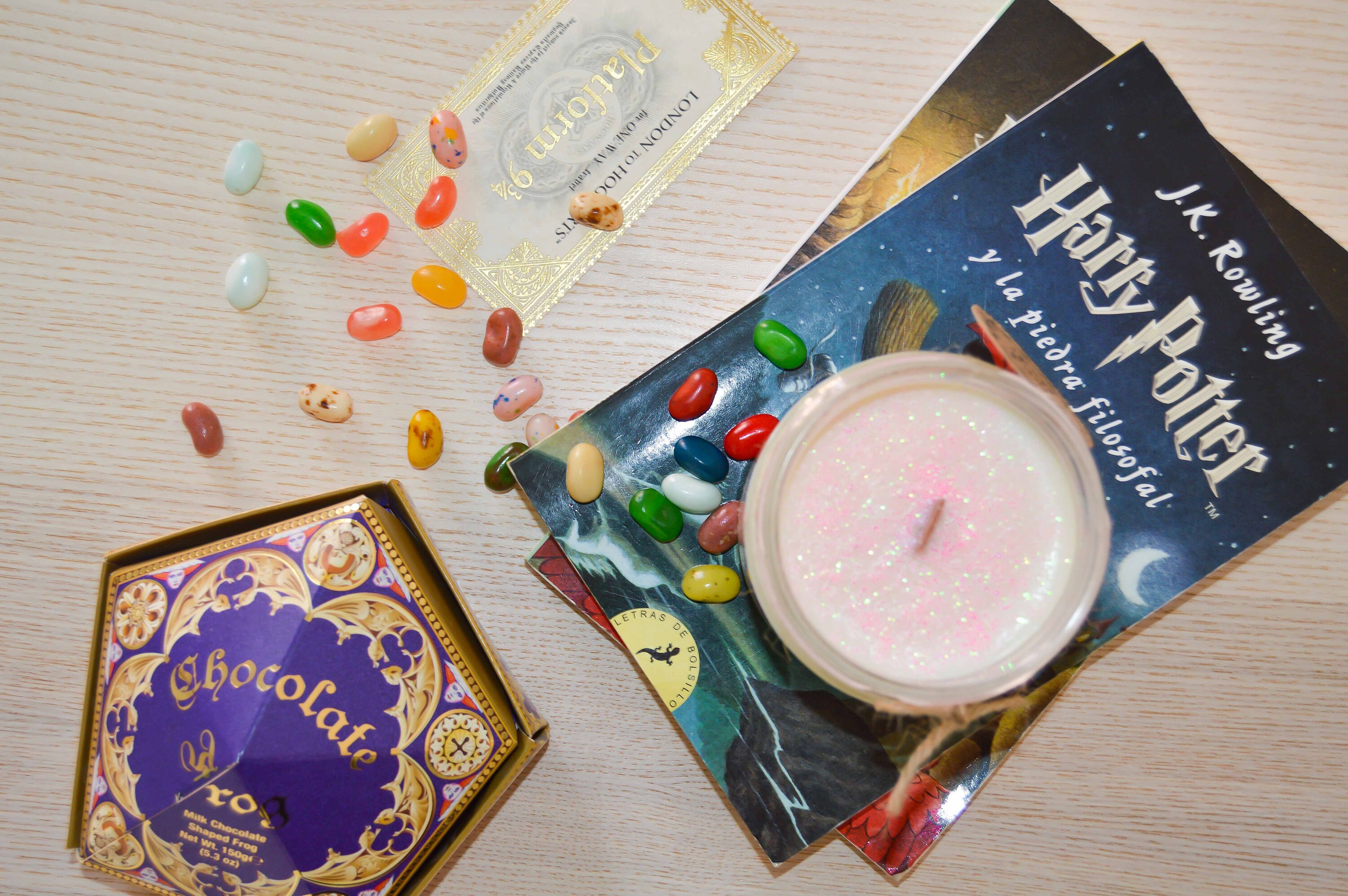 Vela literaria Grageas de todos los sabores olor a chicle - Etsy España