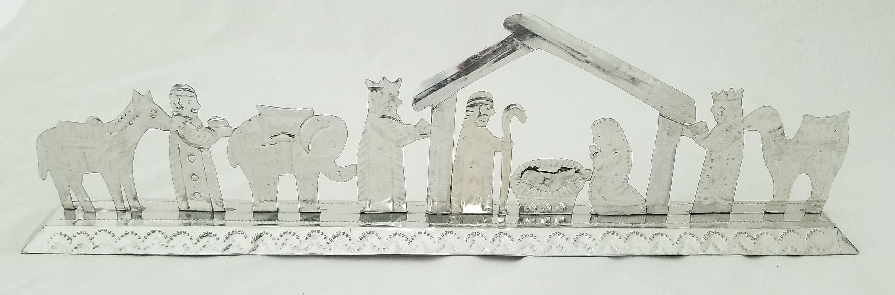 Handcrafted Tin Nativity | Etsy