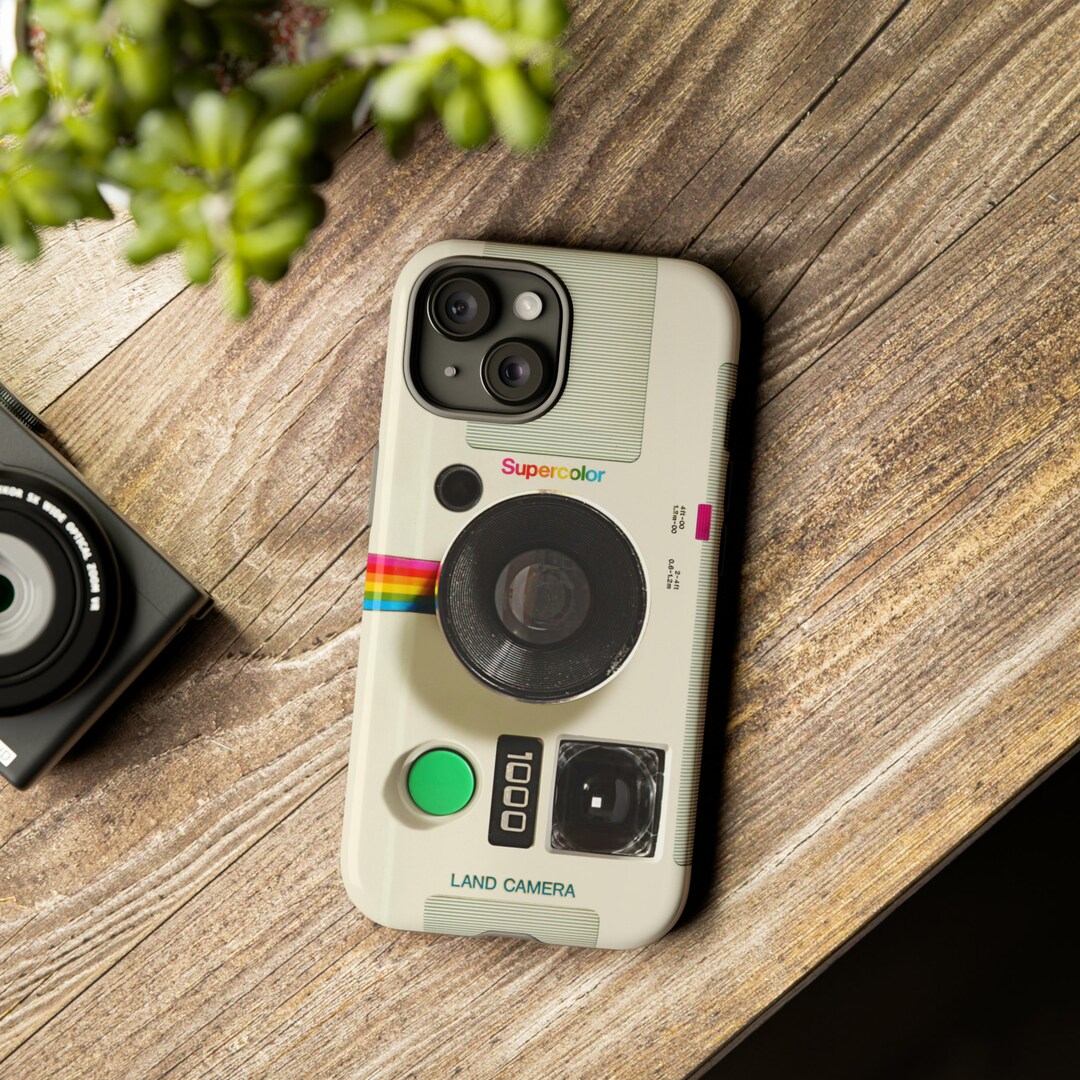 Polaroid Style Phone Case Design | Tough Cases - Etsy