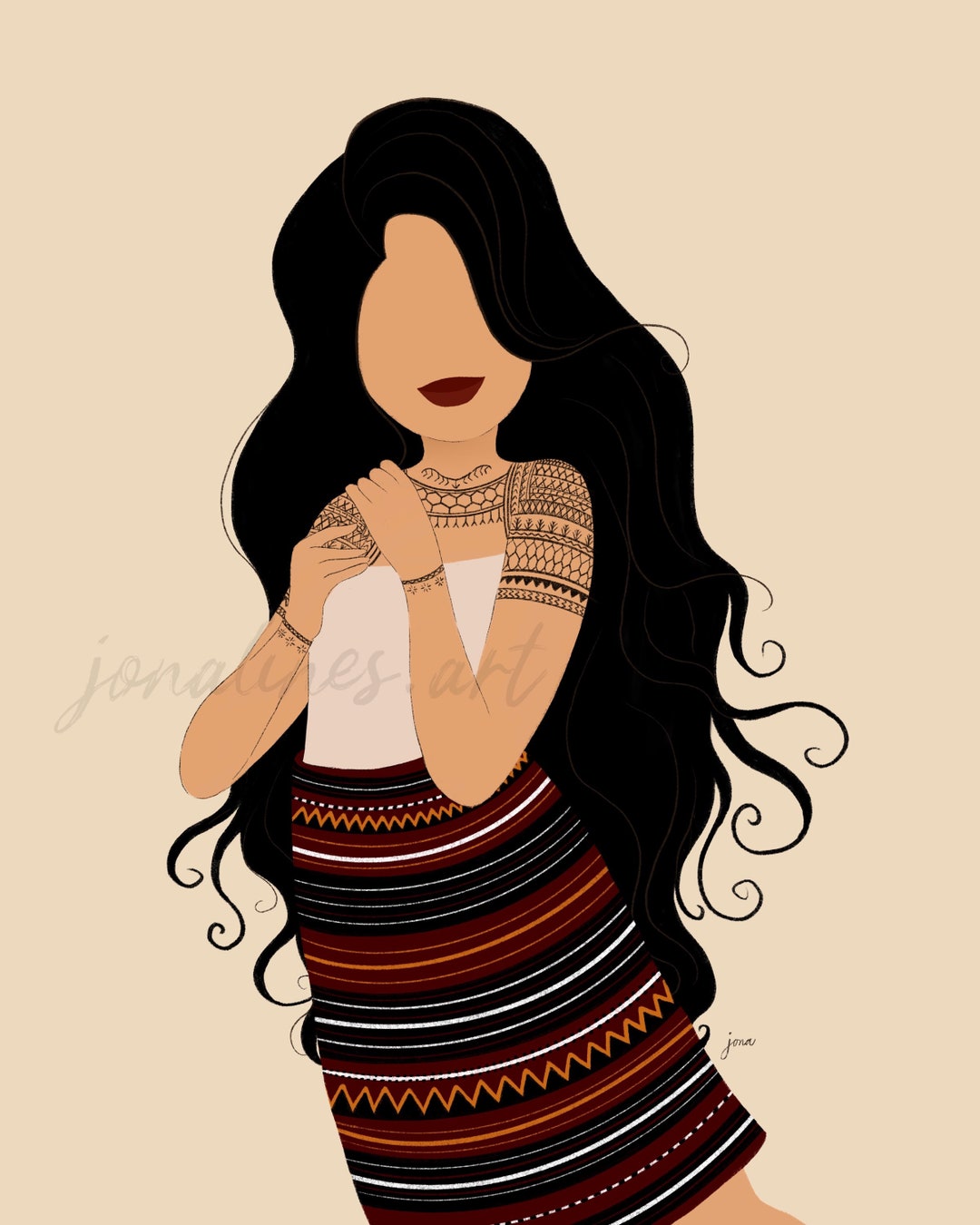Igorota Filipina Art Print - Etsy