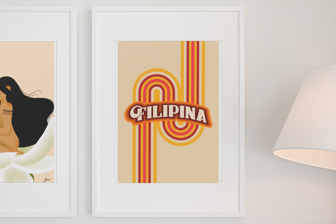 Retro Filipina Art Print - Etsy