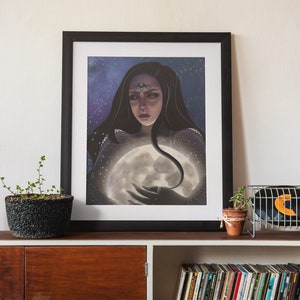 Mayari- Filipino Goddess of the Moon Art Print - Etsy