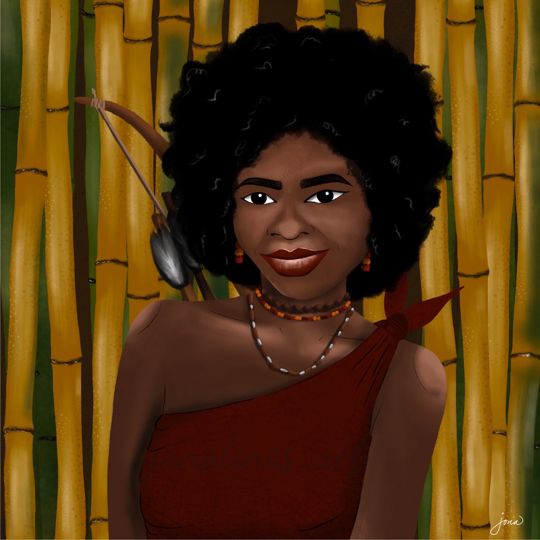 Filipina Artwork- Aeta Woman of the Philippines - Etsy