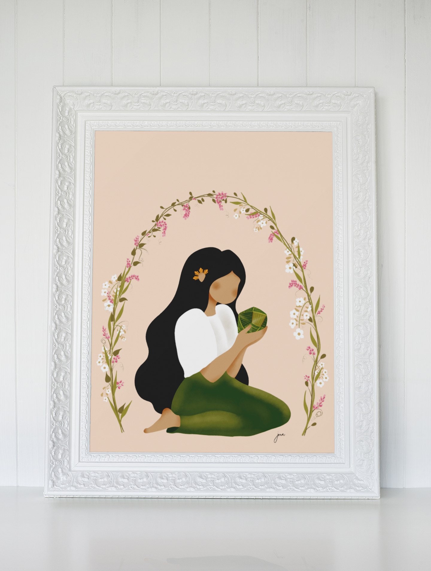 Filipina & Coconut Weaving Filipino Artwork - Etsy UK