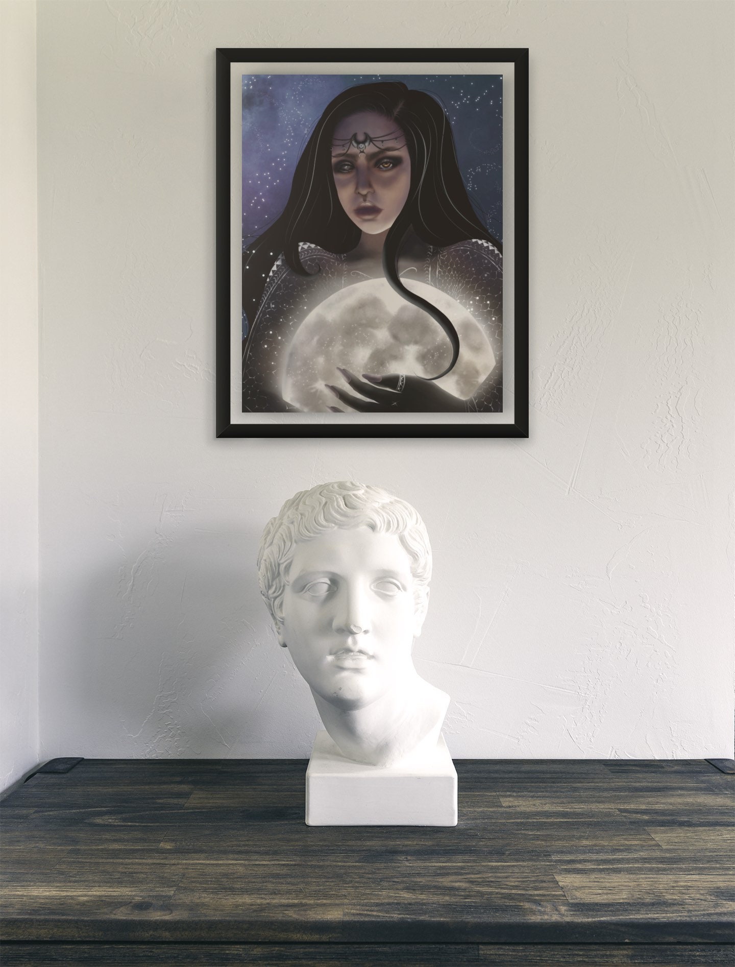 Mayari- Filipino Goddess of the Moon Art Print - Etsy