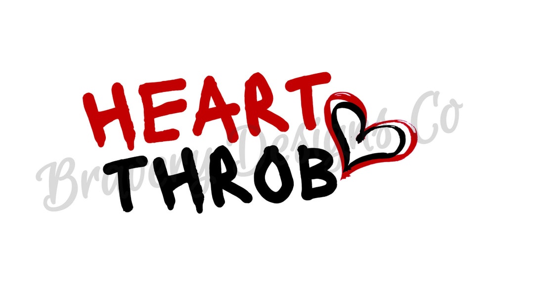 Heart Throb SVG Instant Download - Etsy