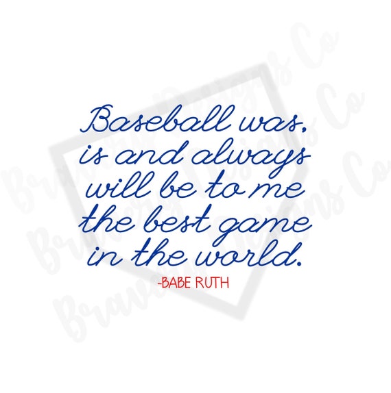 Famous Baseball Quotes Babe Ruth