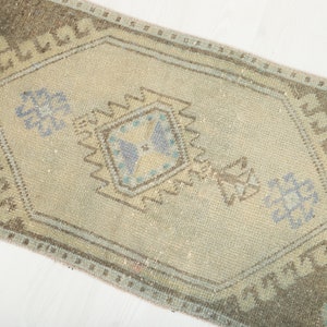 2x3,wool Door Mat, Handmade Wool Rug, Turkish Mini Rug, Vintage Mini ...