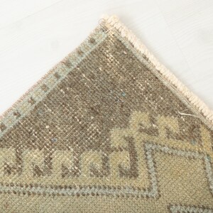 2x3,wool Door Mat, Handmade Wool Rug, Turkish Mini Rug, Vintage Mini ...
