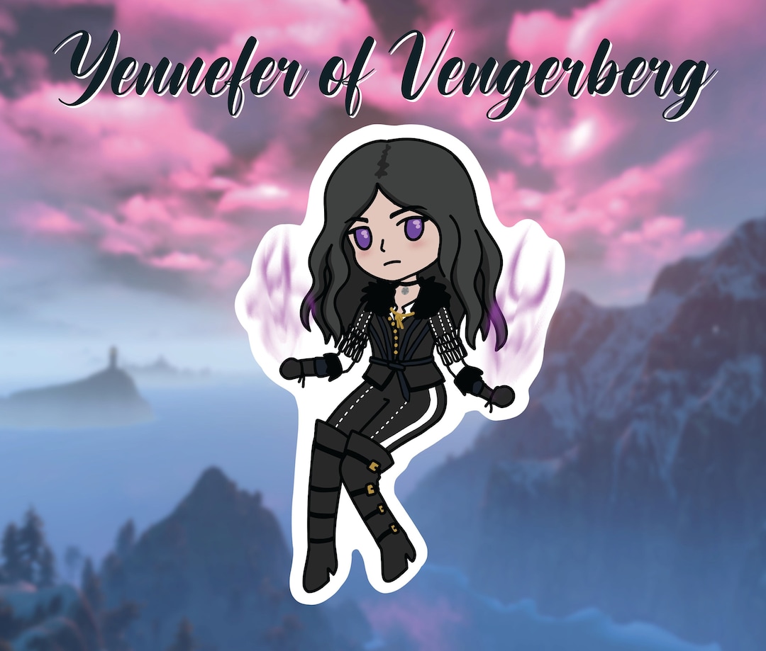 Yennefer of Vengeberg Vinyl Sticker Team Yenn Witcher - Etsy