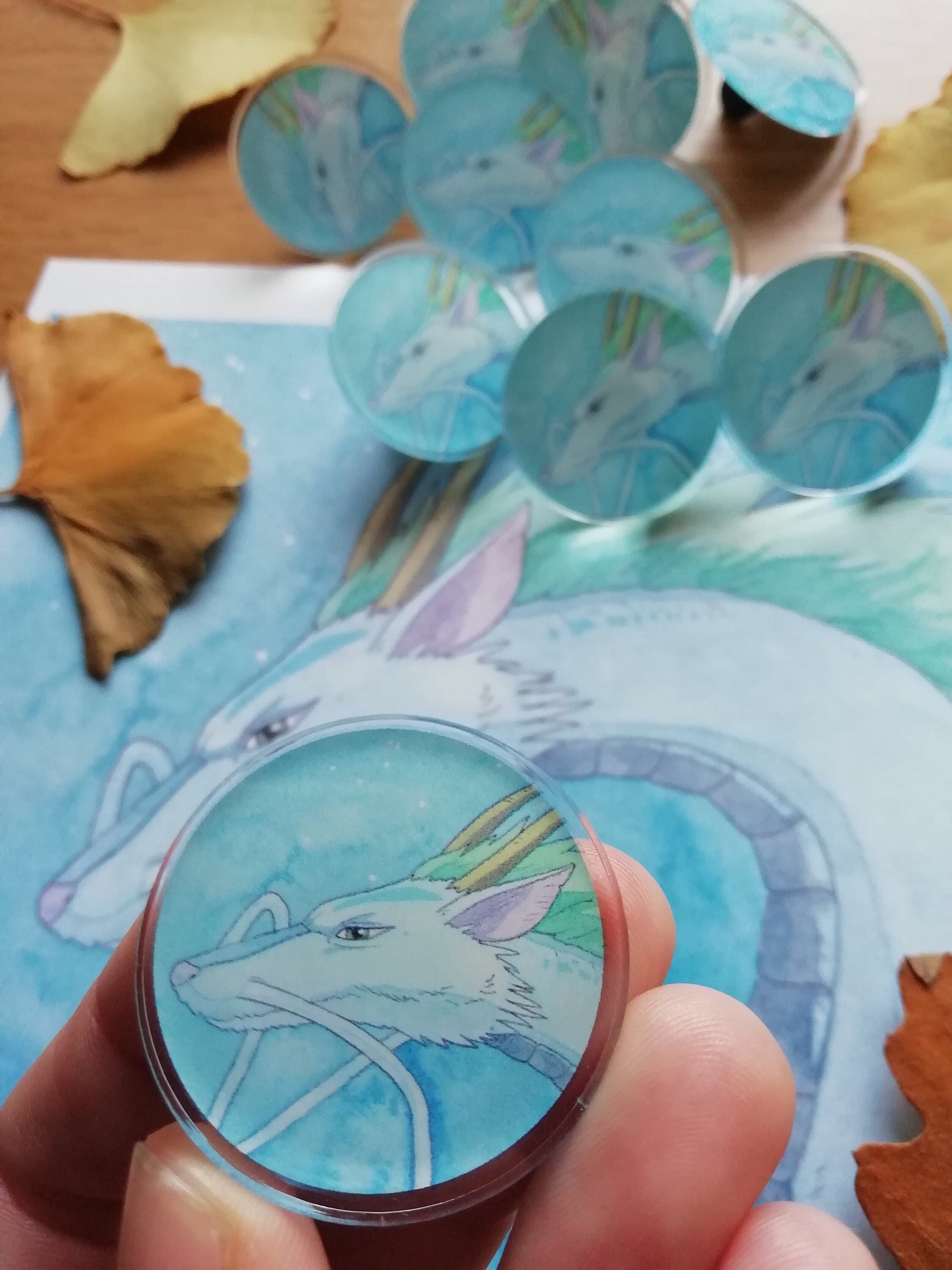 Haku Spirited Away Pins - Etsy