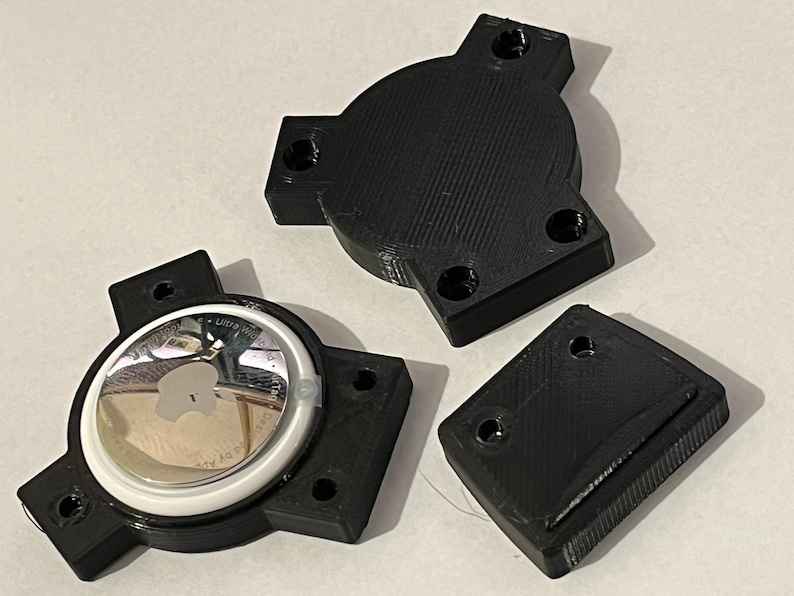 Fizik ICS AirTag Saddle Mount Holder Bracket and Optional Light Mount ...