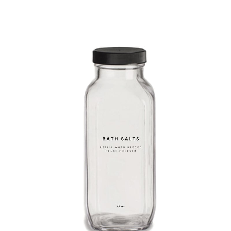 Bath Salt Container - Etsy