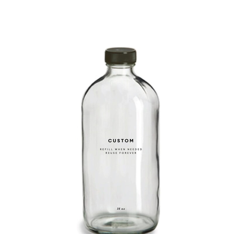 Clear Glass Bottle - Etsy