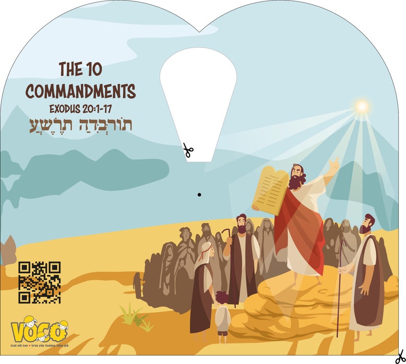 The 10 Commandments, Paper Craft/ Sunday School Craft/ the 10 ...