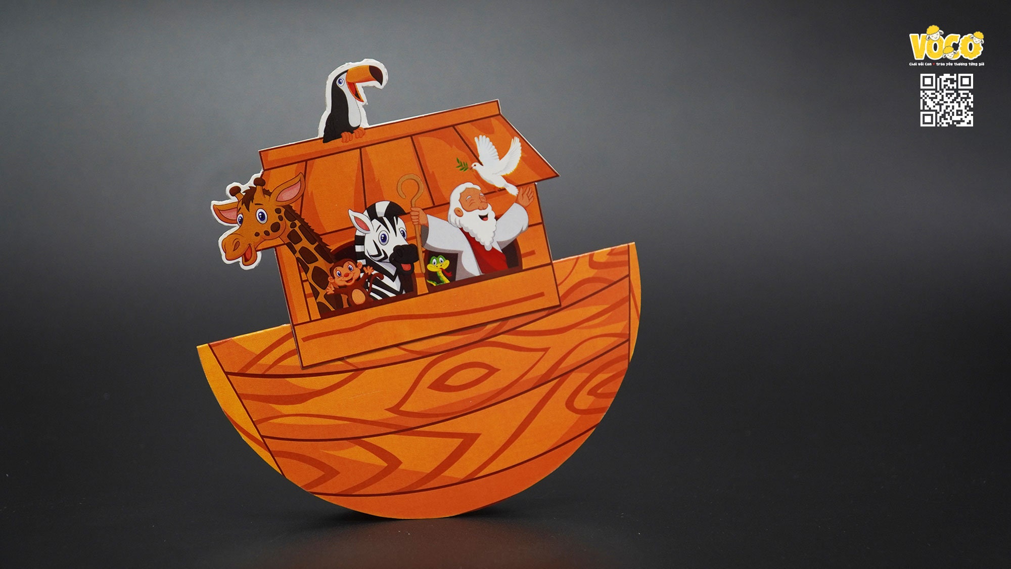 Noah's Ark, Bible Craft for Sunday School Activity, Old Testament Bible ...