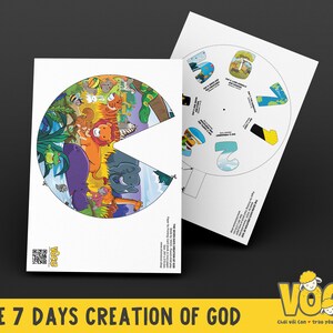 The 7 Days Creation of God Old Testament Bible Story Bible - Etsy