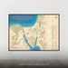 Mapa de la ruta del Éxodo desde Egipto, mapa bíblico imprimible, viaje ...