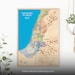 Judges of Israel Map: Old Testament Bible Study, Christian Wall Art - Etsy
